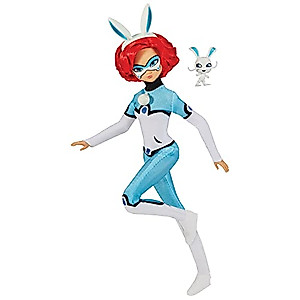 Miraculous Ladybug and Cat Noir Toys Bunnyx Fashion Doll | Articulated 26cm Bunnyx Doll with Accessories Kwami | Alix Superhero Bunnyx Figurine | Bandai Dolls Range