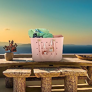 4pcs Hooks Accessories for Bogg Bags, Multifunctional Plastic Hooks Compatible with Bogg Bag Suitable for Bags Keychains Masks and Sunglasses (White)