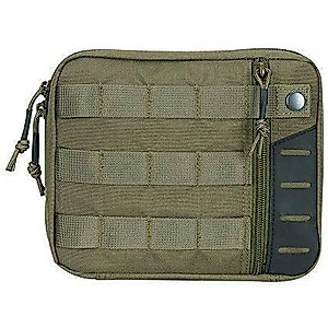 EXCELLENT ELITE SPANKER Molle Admin Pouch Tactical EDC Tool Pouch Military Nylon Holder Modular Utility Organizer Bag(Ranger Green)