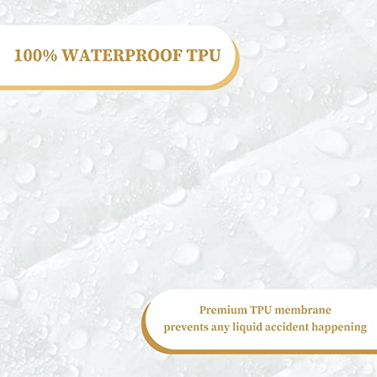 Bundle Safe and Sound Waterproof Quilted Mattress Pad + Waterproof Mattress Pad