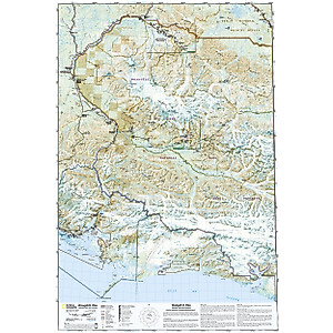 Wrangell-St. Elias National Park and Preserve Map (National Geographic Trails Illustrated Map, 249)