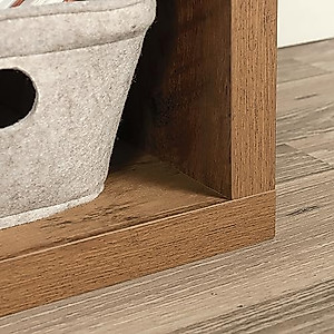 Sauder Miscellaneous Storage 4-Cube Organizer, Rural Pine Finish