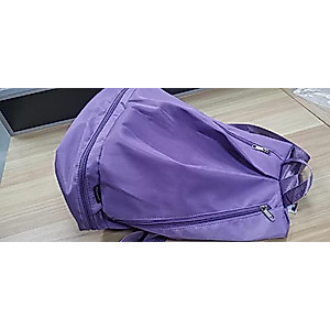 Perselief Women's Gym Backpack Waterproof Swimming Backpack with Shoe Compartment & Wet Pocket, Sports Travel Backpack Small Gym Bag