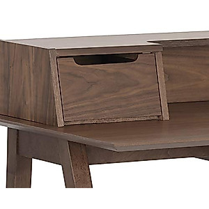 Sunpan Office Desk, Walnut (104825)