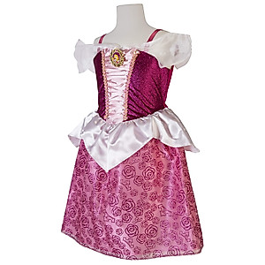 Disney Princess Aurora Dress Costume for Girls, Perfect for Party, Halloween Or Pretend Play Dress Up, 4-6X