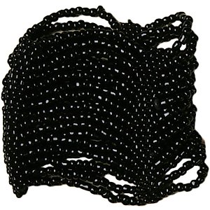 Curious Designs Cuff Bracelet, Black and 1 Assorted - Glass Beaded Stretch Style, Elastic, 6.5 to 8 Inches