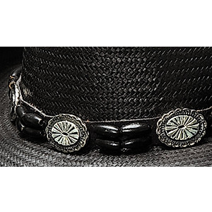 Bullhide Black Hills Western Hat Shantung Panama Black Large