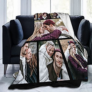 Custom Blanket With Photo Text Personalized Throw Blanket Customized Picture Blanket For Baby Mother Father Adult Friends Lovers Dog Pets Personalized Gift Flannel Blanket Birthday Halloween Christmas