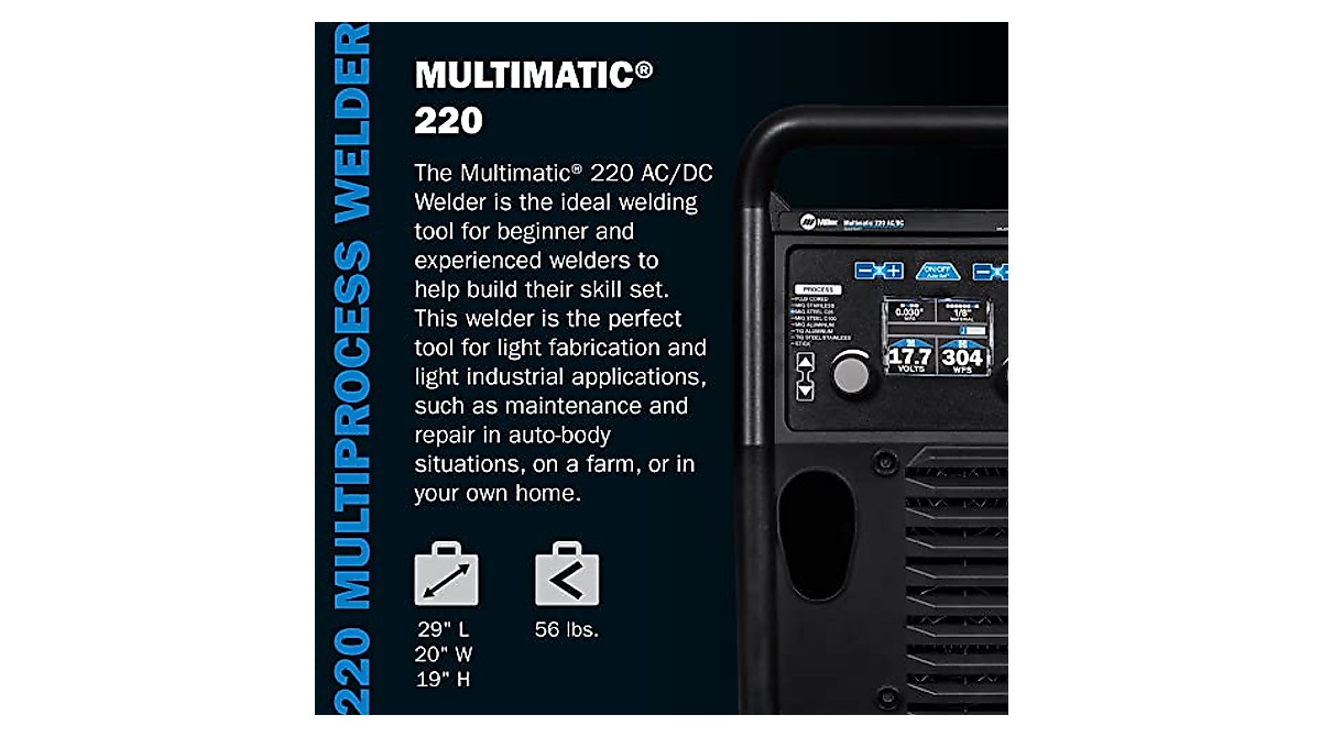 Miller Multimatic 220 AC/DC Multiprocess Welder | Shop Now