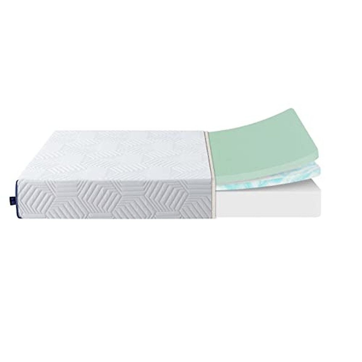 TMEOSK Full Size Mattress, 8 inch Gel Memory Foam Mattress, Cooling Gel Green Tea Mattress Bed in a Box, Medium Firm Feel with Motion Isolating (Full)