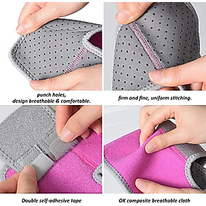 Kids Children Compression Ankle Brace Support Sleeve Adjustable Foot Stabilizer Ankle Guard Pads for Arthritic Pain Relief & Injury Rehabilitation, Elastic Ankle Protector for Sports, 1 Pair