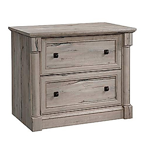 Sauder Palladia Lateral File, L: 36.81" x W: 22.01" x H: 29.61", Split Oak finish