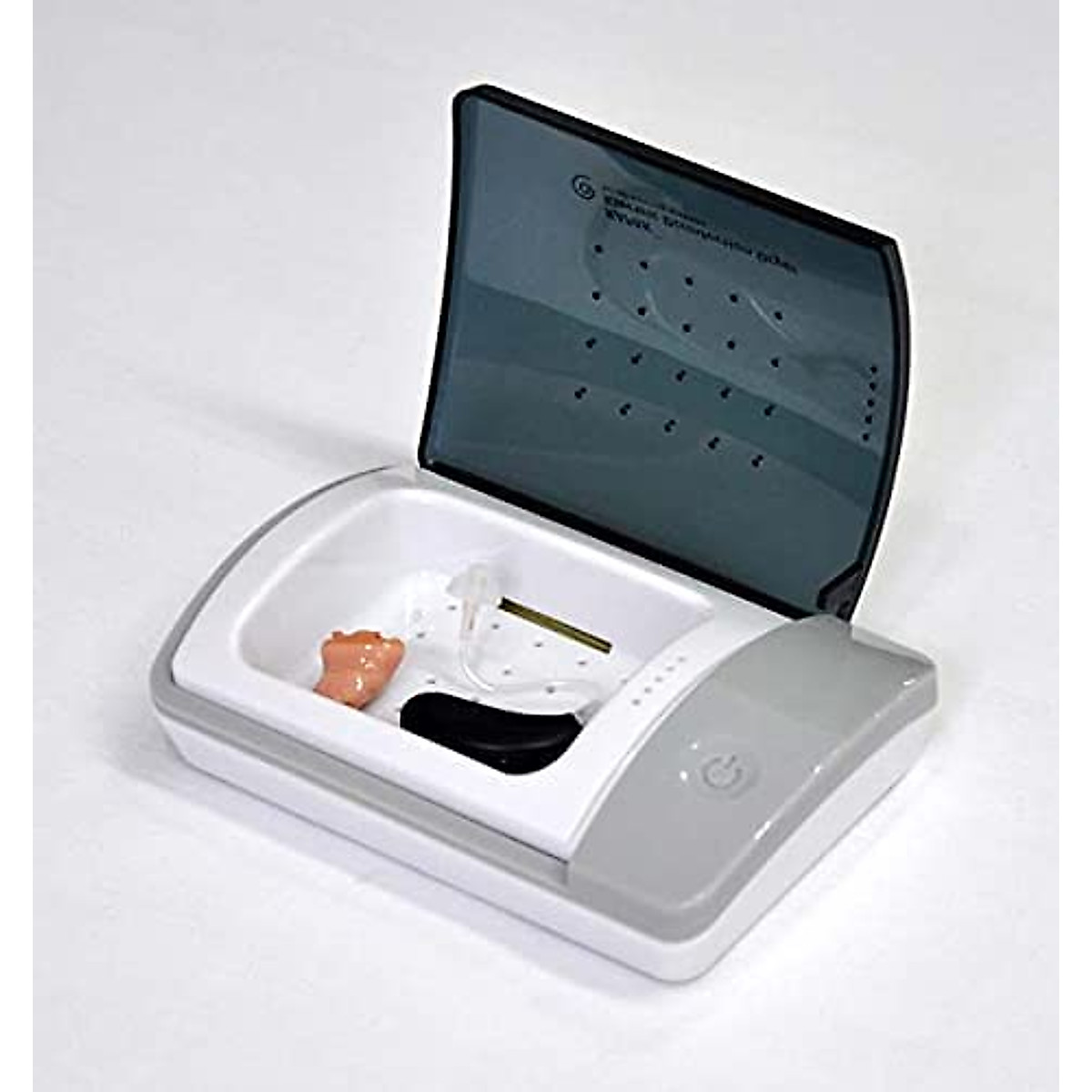 Electronic Kapak Ultra Violet C clean hearing aid dryer and dehumidifier automatic dry case