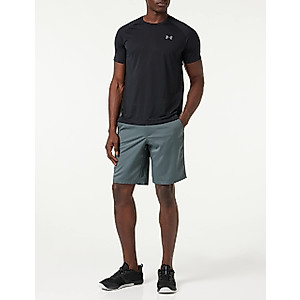 Under Armour Men's Streaker Short-Sleeve T-Shirt , Black (001)/Reflective , Large