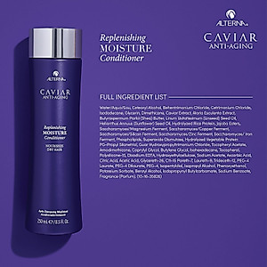 Alterna Caviar Anti-Aging Replenishing Moisture Shampoo and Conditioner Set, For Dry, Brittle Hair, Protects, Restores and Hydrates, Sulfate Free