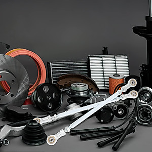 VICASKY 2Pcs Adjustable Steering Tie Rod Ball - Universal Tie Rod End Steering Kit Stainless Ateel Tie Rod for Go Kart Off Road ATV Accessories 290mm