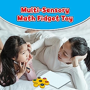 Small World Toys Math Fidget Toys for Kids 8–12, Math Magic Mixer Educational Games with Math Dice and Score Pad, Handheld Games for Kids, Fidget Game Math Manipulatives Learning Games