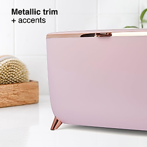 Cooluli Glam 9L Mini Skincare Fridge - White Mini Fridge for Skin Care Accessories, Makeup, Cosmetics and Facial Masks Storage - Ideal Birthday and Christmas Gift for Women and Teen Girls