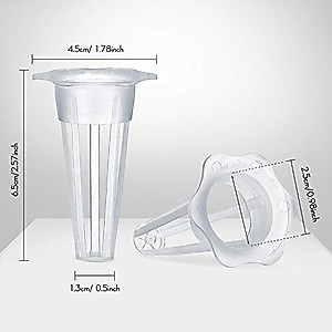 100 Pieces Grow Basket Plant Replacement Basket Plant Pod for Grow Sponges and Domes, Plant Growing Containers for Hydroponic Growing System