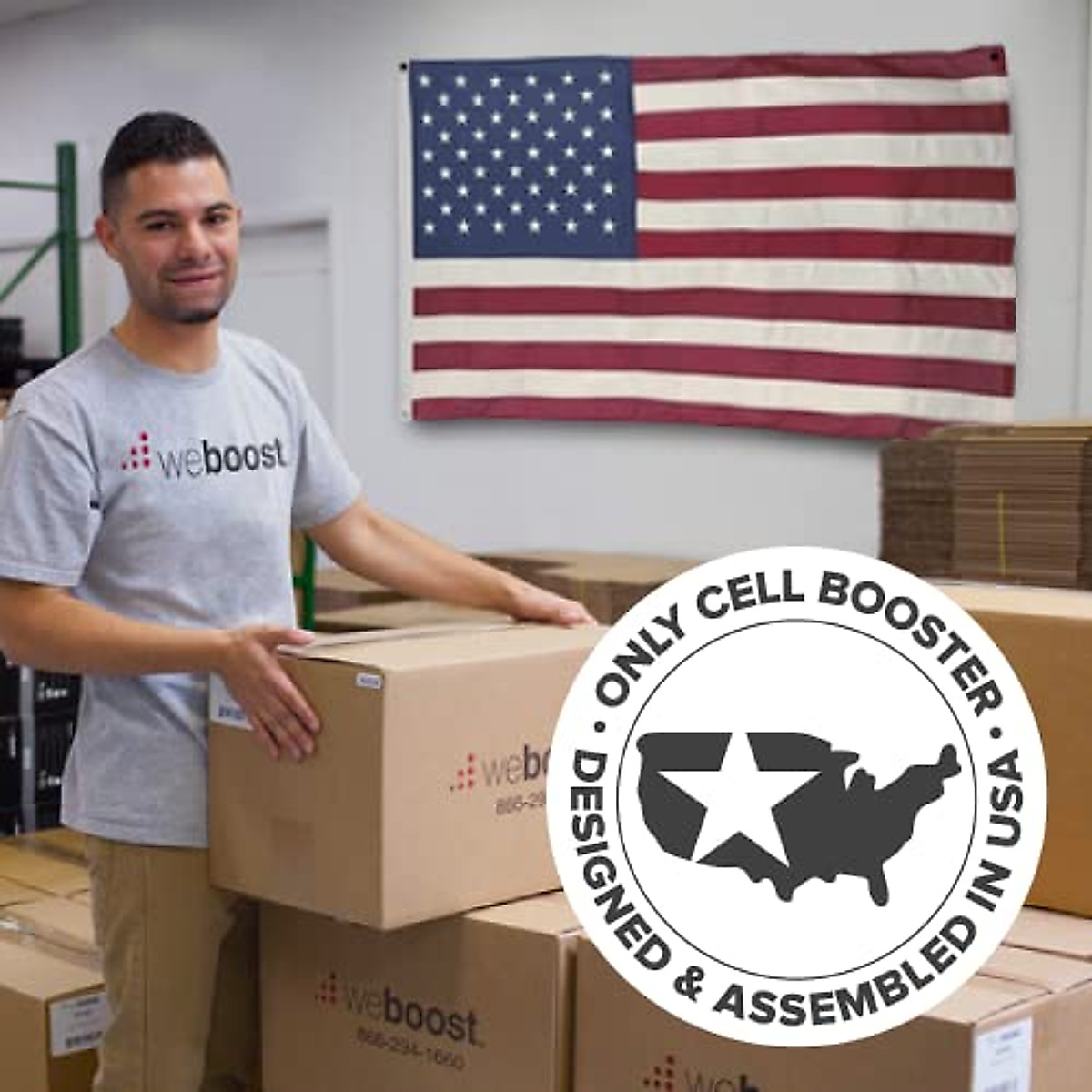 weBoost Drive Reach RV - Cell Phone Signal Booster kit | Boosts 4G LTE & 5G for All U.S. Carriers - Verizon, AT&T, T-Mobile & more | Made in the U.S. | FCC Approved (model 470354)