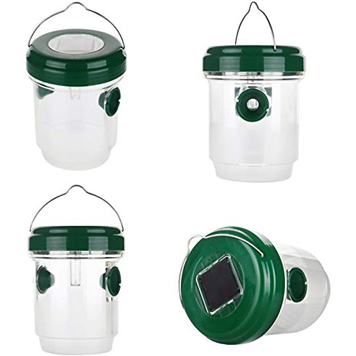 2 Pack Wasp Traps Outdoor, Wasp Bee Catcher for Outside, Yellow Jacket Killer, Hornets Trap for Garden