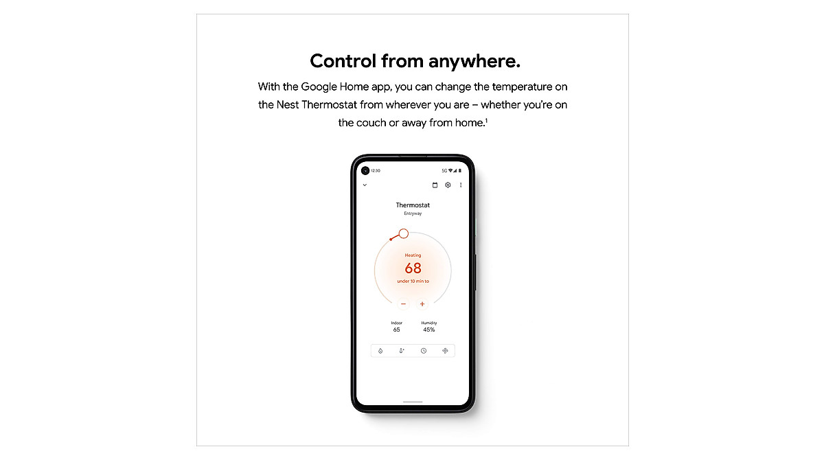 Google Nest Thermostat - Smart Wi-Fi Thermostat for Home Automation
