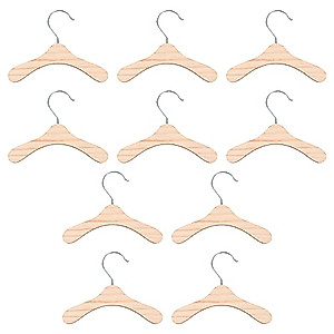 Dog Miniature Dollhouse Item Apparel Hangers- 10pcs Dog Puppy Cat Clothes Clothes Hangers No Slip Hangers for Small and Middle Dog Hanger Clothing Clothes Hanger (14x14cm)