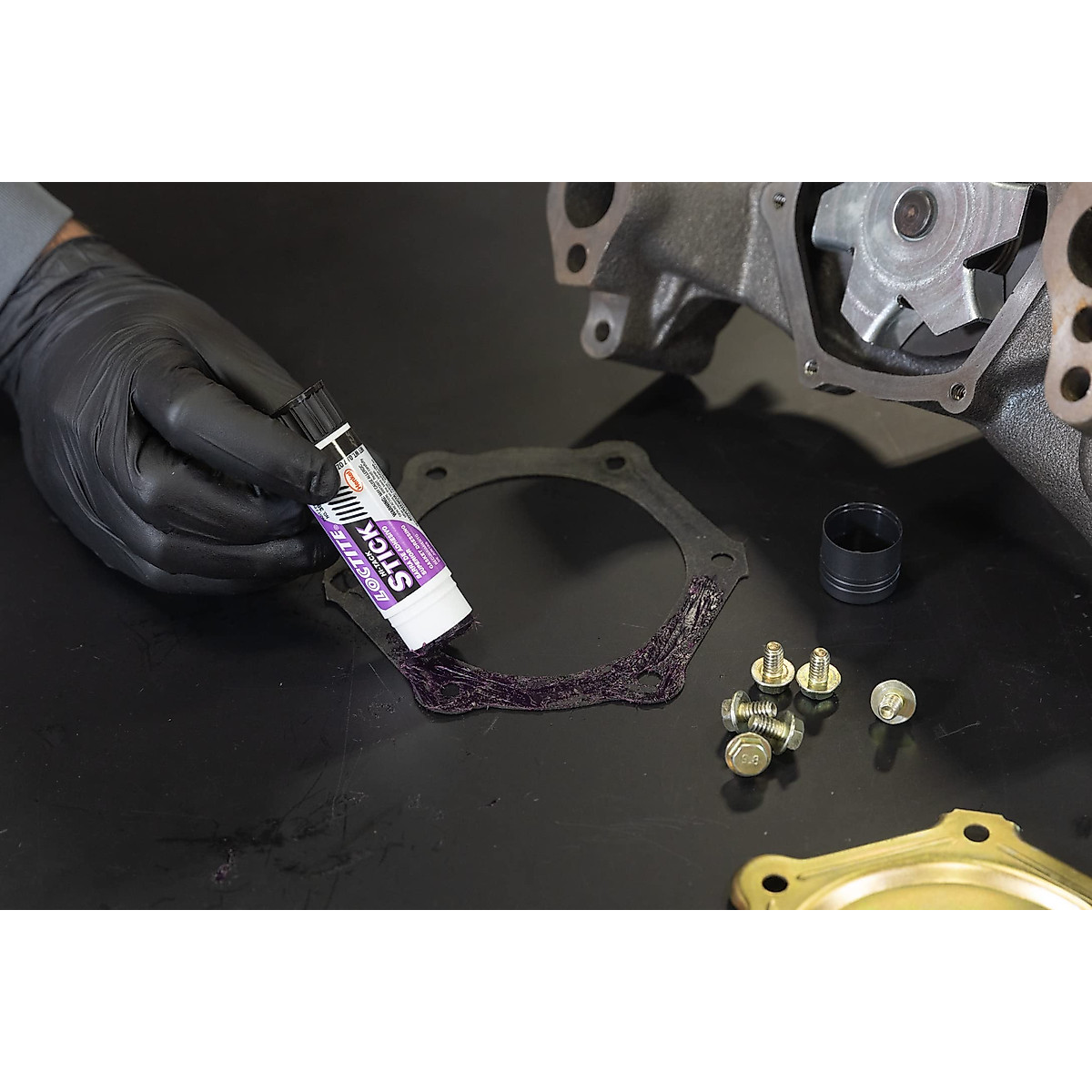 Loctite 534 Hi-Tack Gasket Dressing Glue Stick for Automotive: Anaerobic, High-Temp, Non-Corrosive | Purple, 19-Gram Stick (PN: 640807)