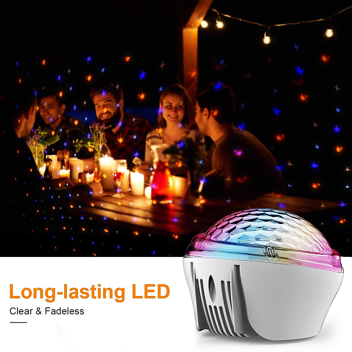 smpufier Star Night Lights,Galaxy Projector,Star Projector,Night Light for Kids Bedroom Decor,Baby Birthday Party Atmosphere Lamps for Home Decoration,Party,Festival Gifts