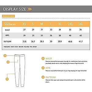 Funny Cartoon Pink Pig High Waist Yoga Pants Cute Pig Face Seamless Pattern Sports Gym Running Leggings Animal Print Pink Background Workout Pants Full Length Tummy Control for Women Teen Girls (XL)