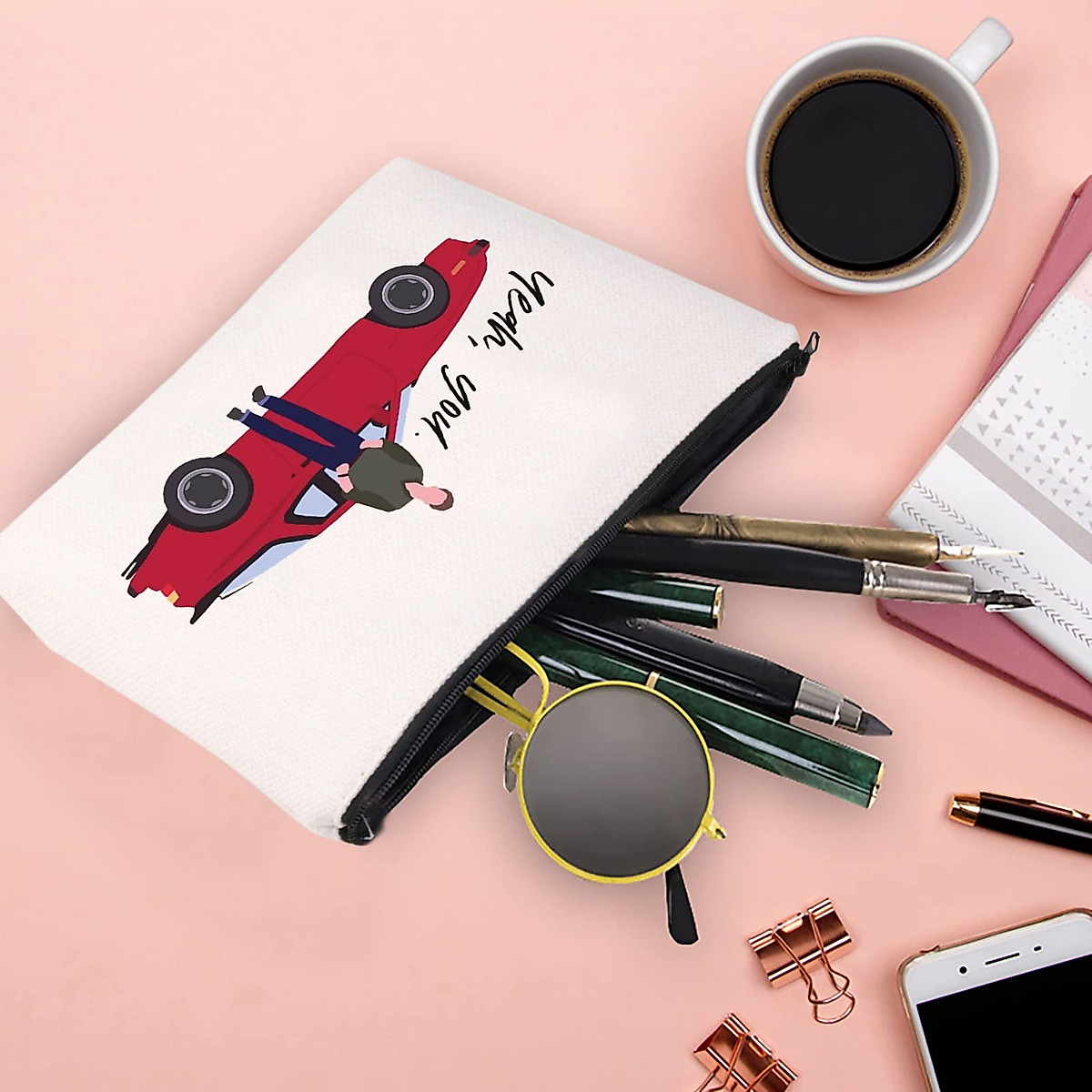 XYANFA Six Candle Movie Quote Bag Gift for 80s Movie Lovers Jake Rya Gift Romantic Movie Fans Gift (yeah you)