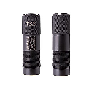 Carlsons Choke Tubes 20 Gauge 17-4 Heat-Treated Black Stainless Steel Extended Turkey Choke Tube for Winchester - Browning Inv - Moss 500 Guns | Made in USA