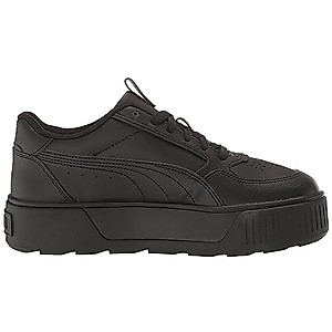 PUMA Women's KARMEN REBELLE Sneaker, PUMA Black-PUMA Black-PUMA Gold, 9