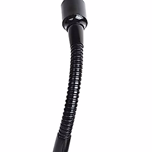 HYS Adjustable Gooseneck CS Tactical Antenna SMA-Female VHF UHF 144/430Mhz Antenna with Black Fiberglass for Kenwood Baofeng UV-5R/82 Two Way Radio
