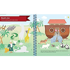 Brain Games - Sticker Activity: Bible (For Kids Ages 3-6)