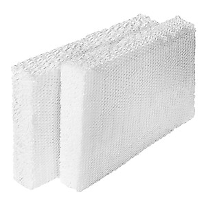 Vornado EV200 Evaporative Whole Room Humidifier with SimpleTank, 1.5 Gallon Capacity, White & MD1-0002 Replacement Humidifier Wick (2-Pack),White