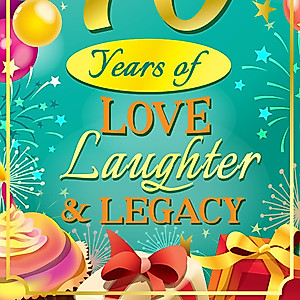 Prime Greetings 70th Birthday Card, Made in America, Eco-Friendly, Thick Card Stock with Premium Envelope 5in x 7.75in, Packaged in Protective Mailer