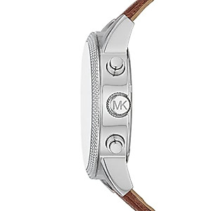 Michael Kors Hutton Chronograph Luggage Leather Watch (Model: MK8955)