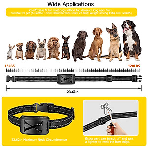 Rivulet Wireless Dog Fence System Electric Dog Fence Training Collar w/Remote 2-in-1, Dog Containment Fence Wireless, Adjustable Vibration & Shock, Rechargeable Pet Fence for Small Medium Large Dogs