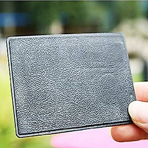 8 Digit Silver and Black Ultra Thin Solar Power Calculator with Touch Screen Credit Card Design Portable Mini Calculator for Business School Basic Office Calculators