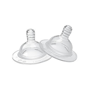 Twistshake Anti Colic Teat Nipples - Premium Quality Baby Nipples for a Comfortable Feeding Experience - Suitable for 2+ Months, 2 Count (Pack of 1)