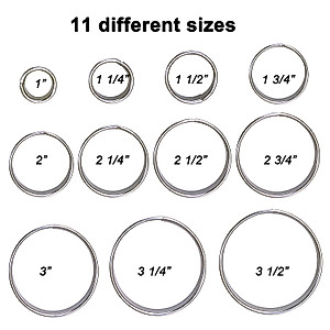 11 Pieces Metal Cookie Cutter Set, Round Cookie Cutters, Stainless Steel Circle Biscuit Pastry Cutters, Assorted Sizes