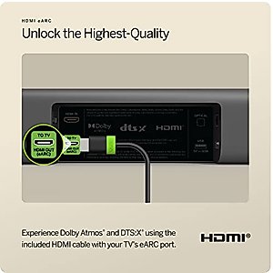 VIZIO M-Series 2.1 Immersive Sound Bar with 5 High-Performance Speakers, Dolby Atmos, DTS:X, Wireless Subwoofer and Alexa Compatibility, M215aw-K6, 2023 Model