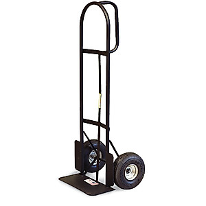 Milwaukee Hand Trucks 30029 D-Handle Truck with 18-Inch Toe Plate and Pneumatic Tires