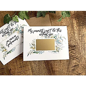 Funny Will You Be My Godparents Scratch Off Card, My Parents Cant Do This Without You (Funny Godparents)