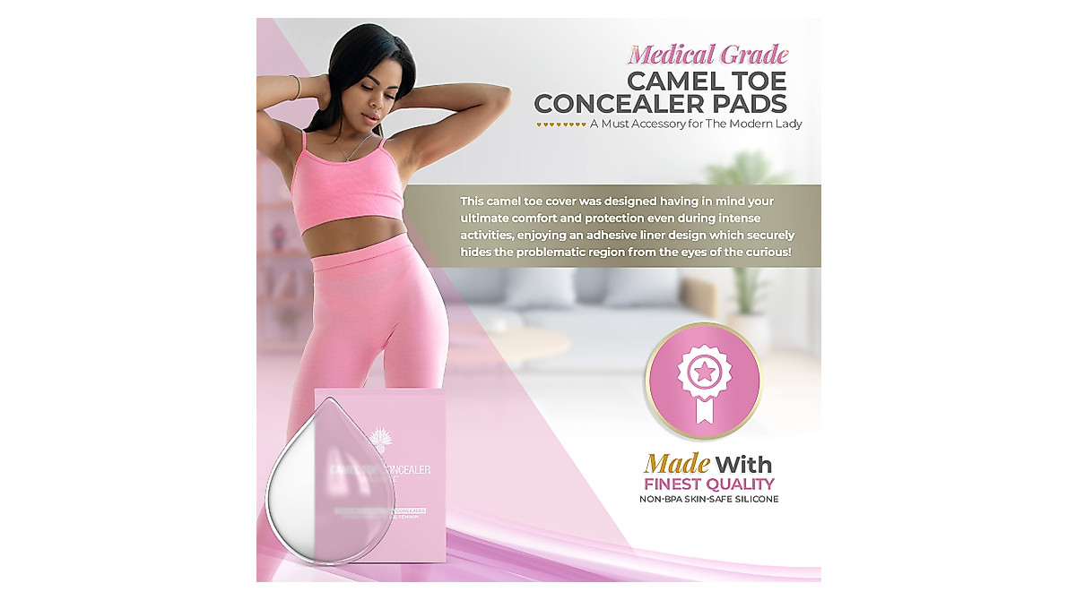 DANTE Camel Toe Concealer: Discreet & Reusable Guard for Activewear