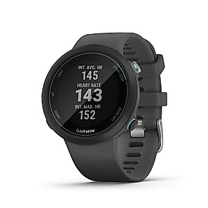 Garmin - Swim 2 Smartwatch 42mm Fiber-Reinforced Polymer - Slate - 010-02247-00 (Renewed)