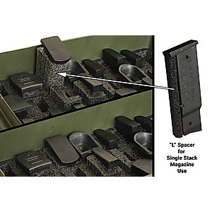 Case Club 24 Magazine Holder .50 Cal Ammo Can Foam (Pre-Cut, Closed Cell, Military Grade Foam) (1 Count)