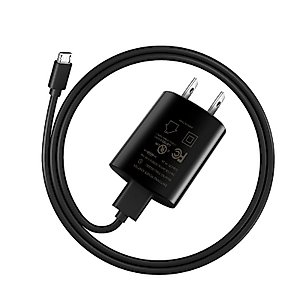 USB Micro Wall Charger Compatible Bose Soundlink Color, Mini II 2, Revolve, Micro, Soundwear QuietComfort 35, 627840 725192 Speaker Headphones AE2W Adapter Power Cord UL Listed