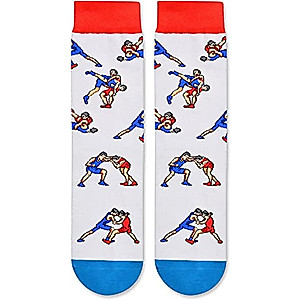 Zmart Wrestling Socks Men With Funny Saying Please Do Not Disturb I'm Watching Wrestling, Wrestling Gifts For Men Wrestling Coach Gifts